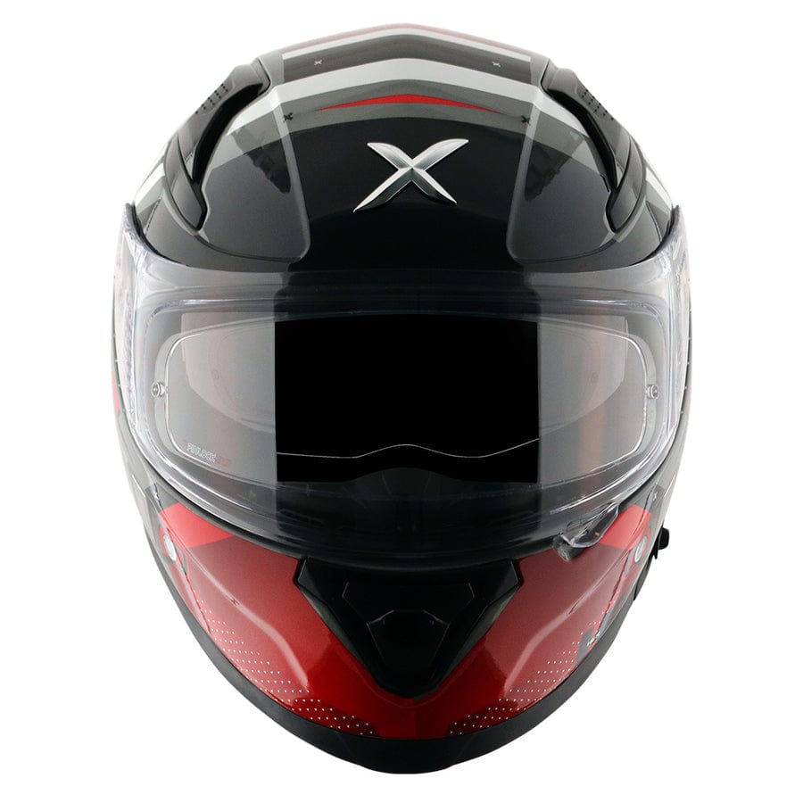 Axor Apex Hex 2 Cool Grey Red Helmet – Destination Moto